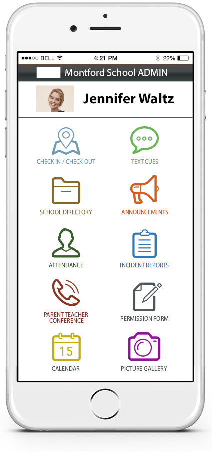 Administrator app for school management system and sparent | SchoolCues.com